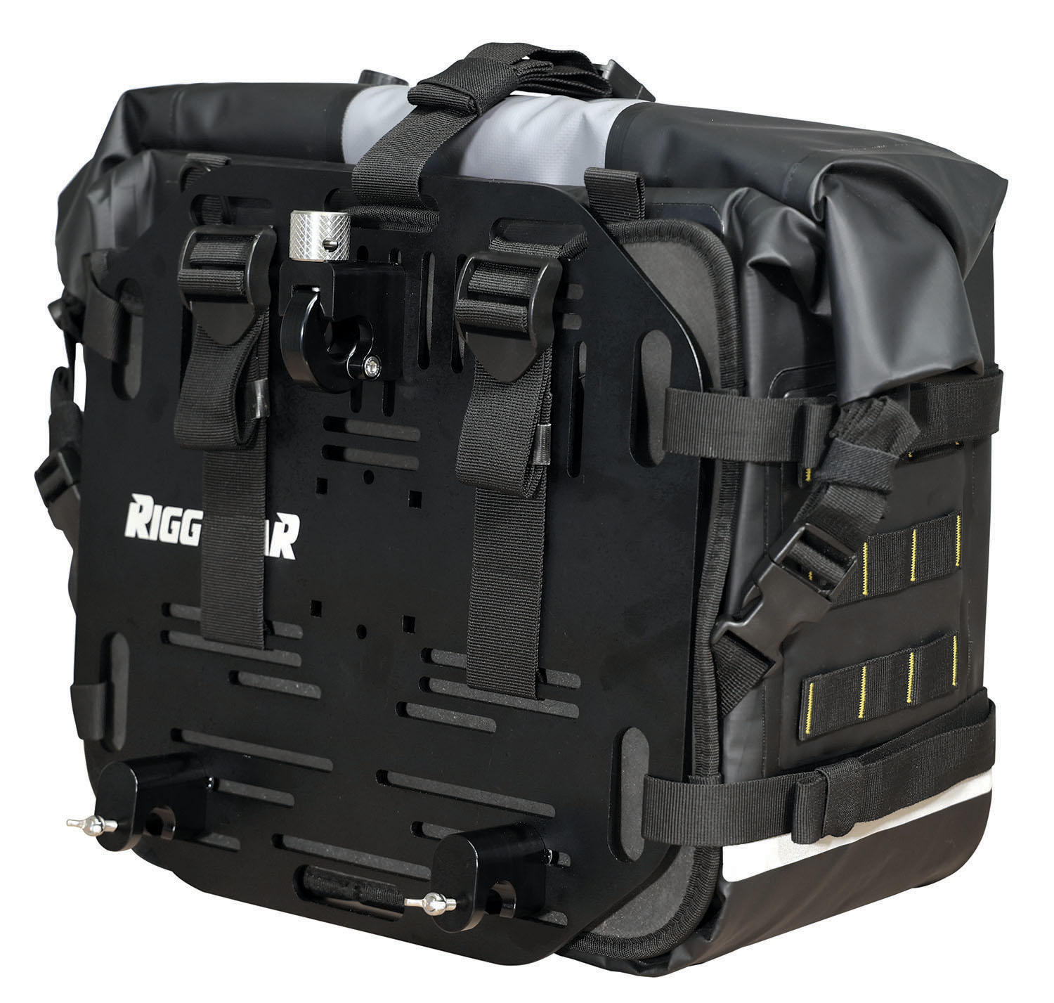 Quick Release Saddlebag Plate Round Bar